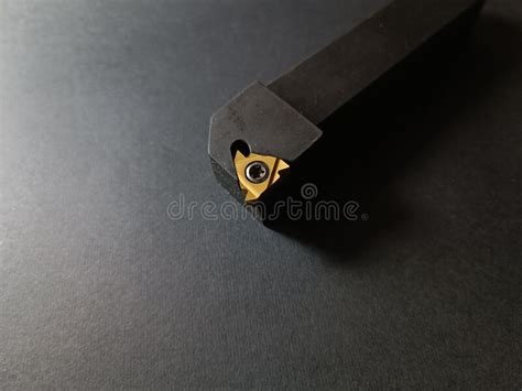 High Precision Cnc Tools Insert Stock Image Image Of Hard