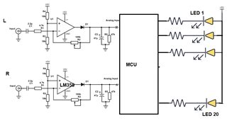 LM VU Meter Audio Level LED Indicator Amplifiers Forum Amplifiers TI E E Support Forums