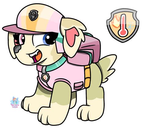 Paw Patrol Oc Skeverest By Rainboweevee Da On Deviantart