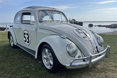 Herbie Style 1964 Volkswagen Beetle Sunroof Sedan For Sale On Bat