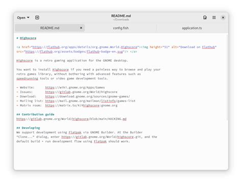 Text Editor Gnome 应用