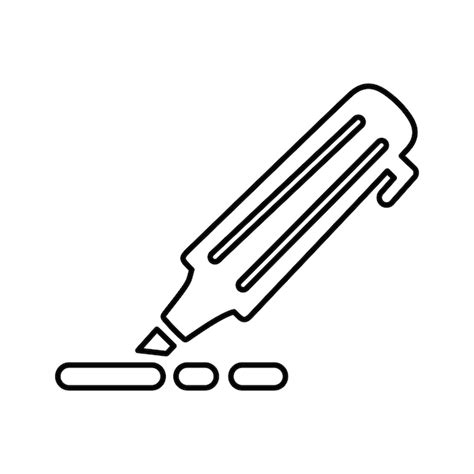 Premium Vector Edit Highlighter Marker Icon