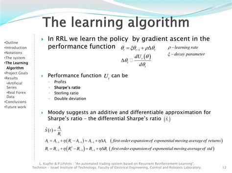 Ppt An Automated Trading System Based On Recurrent Reinforcement Learning Powerpoint