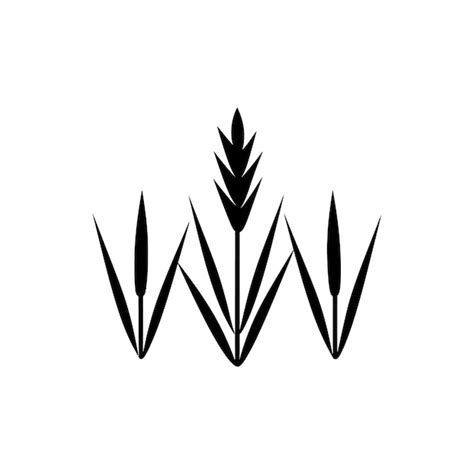 Premium Vector Grassy Field Icon Isolated On White Background