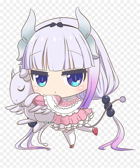 Maid Dragon Kanna Chibi Hd Png Download Vhv