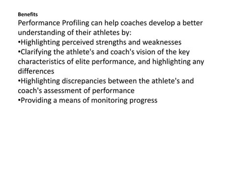 Performance Profiling And Data Scoring With Excel Ppt