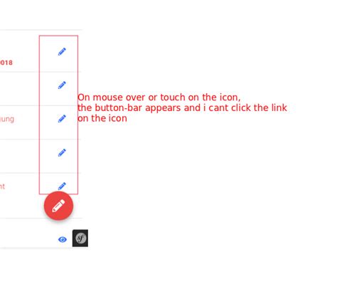 Hidden Fixed Buttons Overlay Content Material Design For Bootstrap