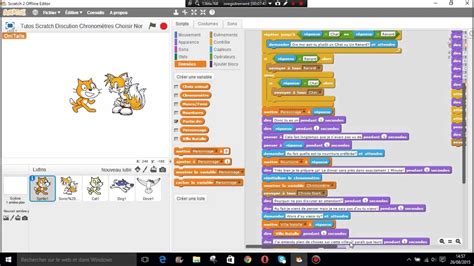Tutoriel Scratch Discussion Chronomètres Choisir Un Nom Question à Choix Multiples Youtube