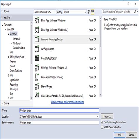 Multiple Pages On The Form Using Panel Control In A Simple Windows Forms Application