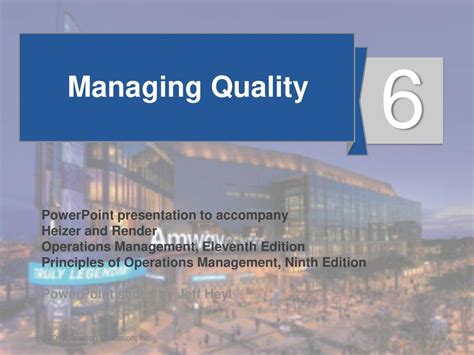 6 Managing Quality Powerpoint Presentation To Accompany Ppt Download