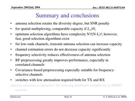 Ppt Antenna Selection And Rf Processing For Mimo Systems Powerpoint Presentation Id5696757