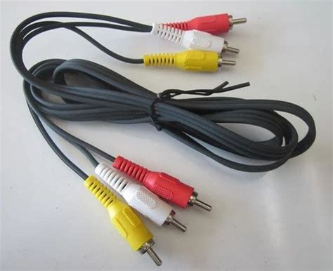 M Black Cable Color RCA Audio Cable At Piece In New Delhi ID