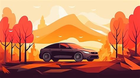 귀여운 자동차 클립 아트 평면 그림 자동차 만화 클립 아트 Png 일러스트 및 벡터 에 대한 무료 다운로드 Pngtree