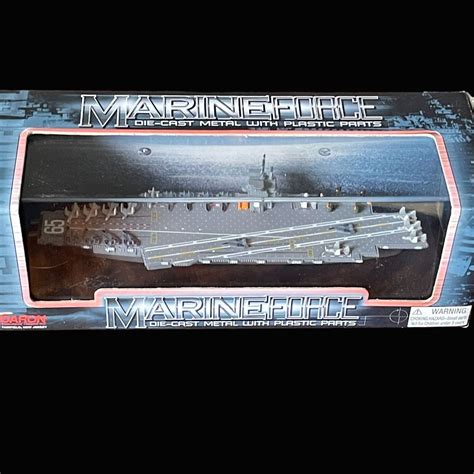 Daron Marine Force Uss Enterprise Aircraft Carrier Ship Metal Diecast