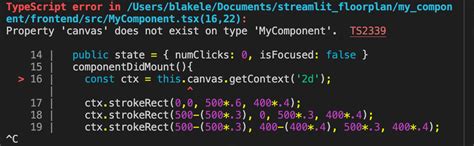 Issue With Creating A Streamlit Component That Renders A React Canvas Component Property