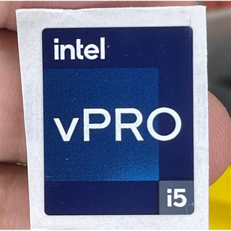 Sticker Logo Intel Core I5 Vpro 12th Gen Ori Shopee Malaysia