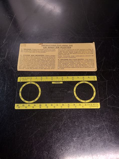 Us Army Ifr Plotter Tool And Envelope Free Us Shipping Etsy