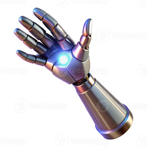 Magnificent Creative Metallic Robot Hand 3d Render 4k 56563768 Png