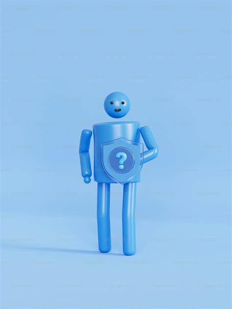 가슴에 물음표가있는 파란색 로봇 사진 Unsplash의 배경 이미지
