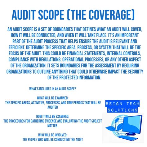 What Is An Audit Scope Defining An Audit Scope Sets Boundaries For The Ndukwe Asonye Cisa What Is An Audit Scope Defining An Audit Scope Sets Boundaries For The Ndukwe Asonye Cisa
