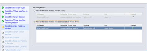 Nvp Vproxy How To Manually Clone A Vm Save Set From A Non Data Domain Device To A Data Domain