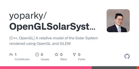 Github Yoparky Openglsolarsystem [c Opengl] A Relative Model Of