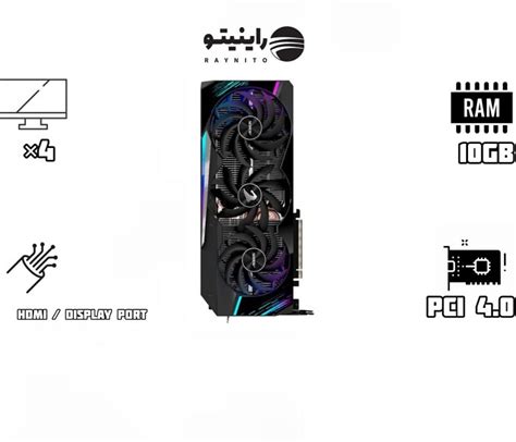 کارت گرافیک استوک Rtx 3080 Aorus 10gb Xtreme