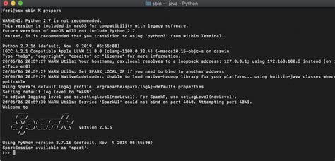 Instalasi BigData Apache Spark Development Environment Pada Mac Os