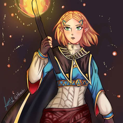 Princess Zelda Botw 2 By Misakuh On Deviantart