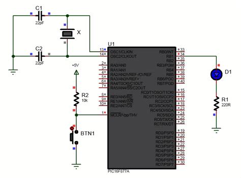 Basic Led Blink With Pic16f877a Ee Diary