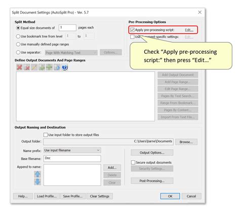 Pre Processing Documents Prior To Splitting Using Acrobat Javascript