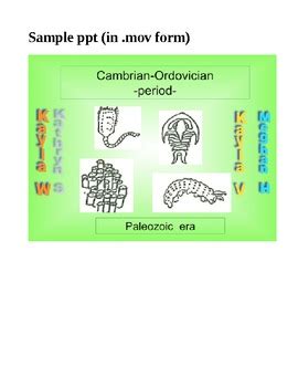 Geologic Time PowerPoint Project By Amy Schulze TpT