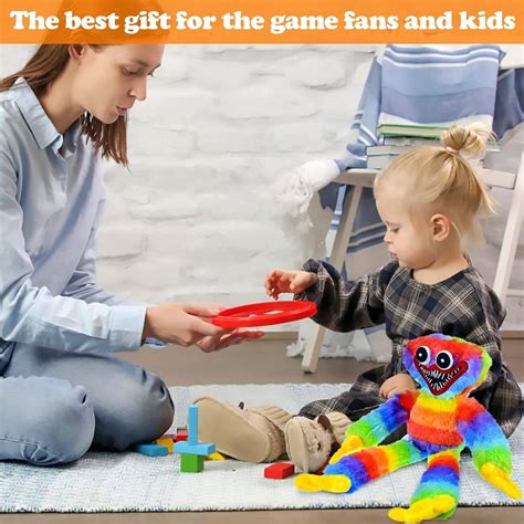 Huggy Wuggy Plush Huggy Wuggy Toy Cm Rainbow Plushie Toy Smile Stuffed Dolls Gifts Birthday