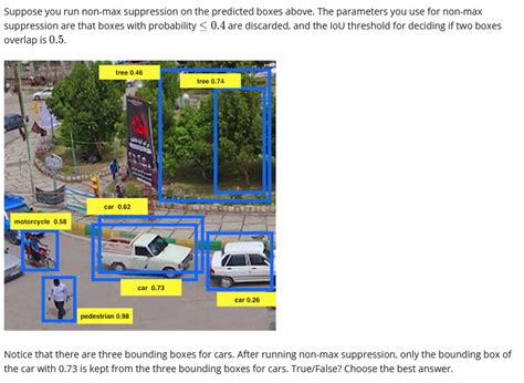 Trying To Understand Non Max Suppression Week 3 Quiz Question 6