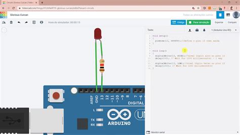 Aula 3 Lógica De Programação Pisca Led Com Tinkercad Youtube