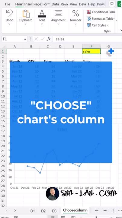 Sun Lau On Linkedin Choose Your Data Column Using Choosecols Choosecolsrange Column1