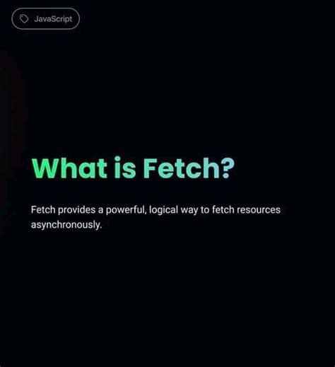 prabhakar mishra on linkedin fetch api in javascript