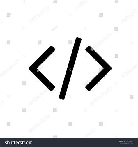 Code Icon Trendy Flat Style Isolated Stock Vector Royalty Free 674379649 Shutterstock