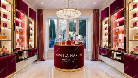 Luxury Perfume Shop Interior Premium Ai Generated Image