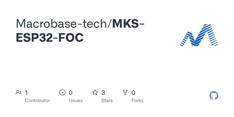 GitHub Macrobase Tech MKS ESP32 FOC