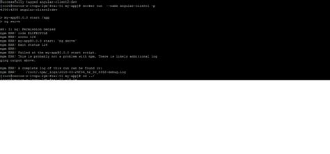 Docker Dockerize Angular Cli Application In A Remote Server Stack Overflow