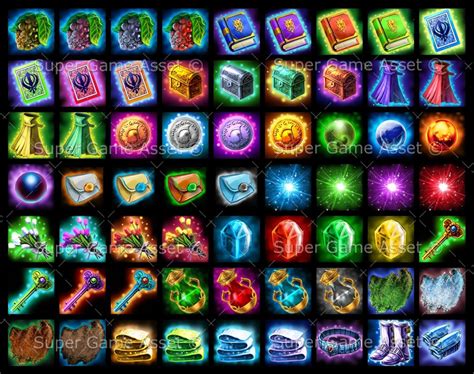 Basic RPG Item Icons Game Icons Super Game Asset