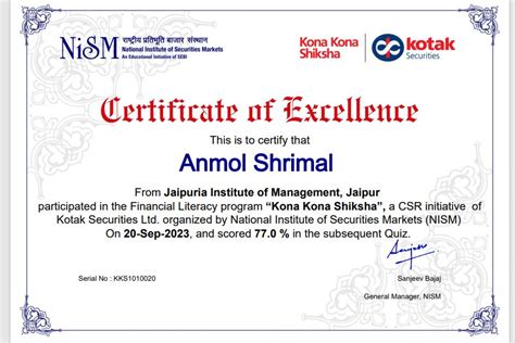 Anmol Shrimal On Linkedin Nism Certifiedprofessional Financialeducation