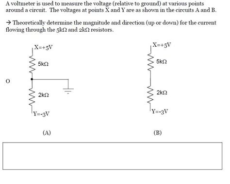 Solved A Voltmeter Is Used To Measure The Voltage Relative Chegg Com