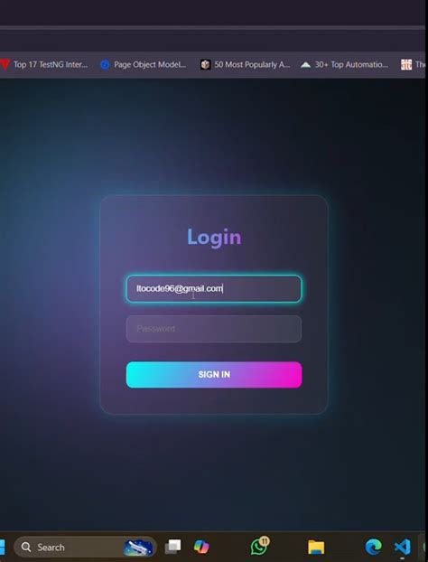 Day 18 Login Page In Css Code Link In Description Shorts Coding Frontend Htmlcss Code
