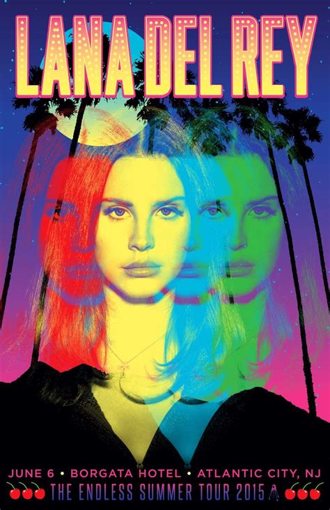 Lana Del Rey Tour Poster
