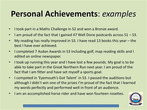 175 Examples Of Personal Achievements Career Cliff 2022
