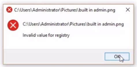 Solved Fix Invalid Value For Registry Error On Windows 10