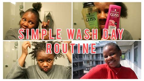 Simple Wash Day Routine💁🏽‍♀️ Proudlyzambian Tenta Youtube