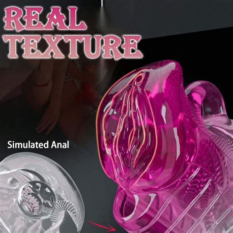 Sex Toys Sensory Stimulation Clear Channel Airplane Cup Delay Particle Trainer Portable Adult